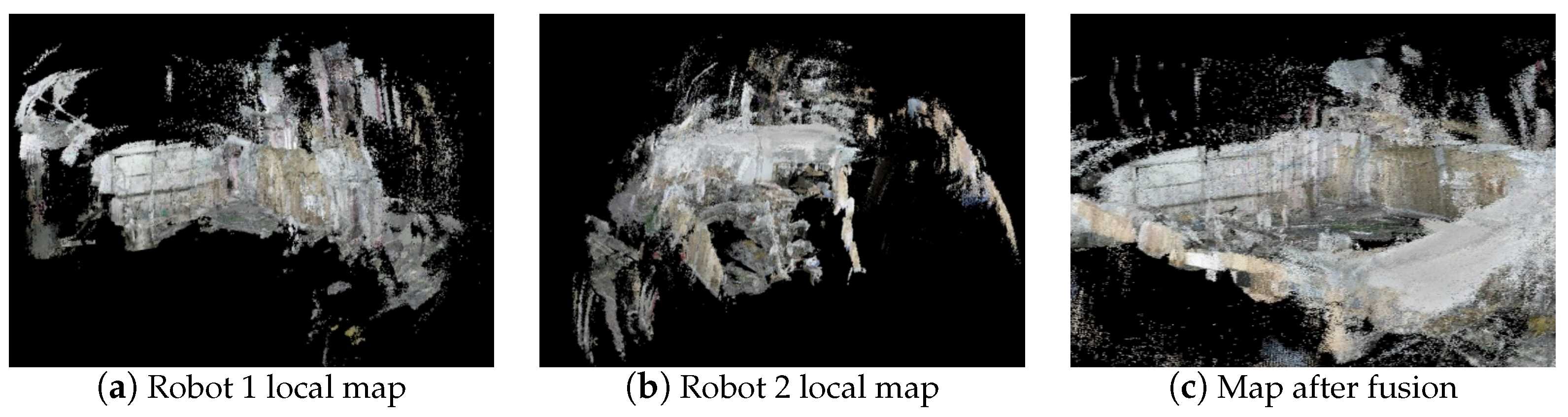 Multi-Robot Collaborative Mapping with Integrated Point-Line Features for Visual SLAM