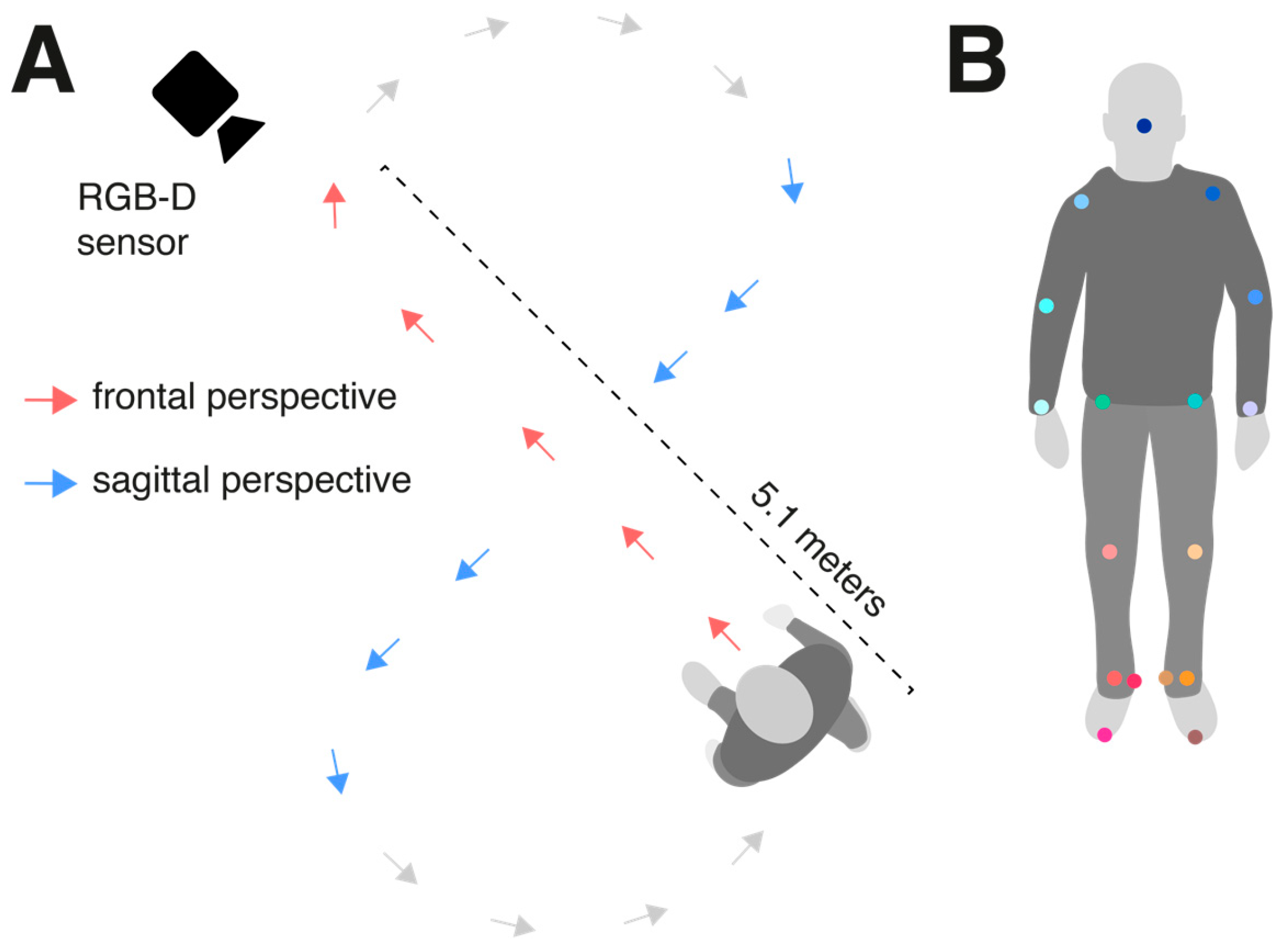 Clinical Whole-Body Gait Characterization Using a Single RGB-D Sensor