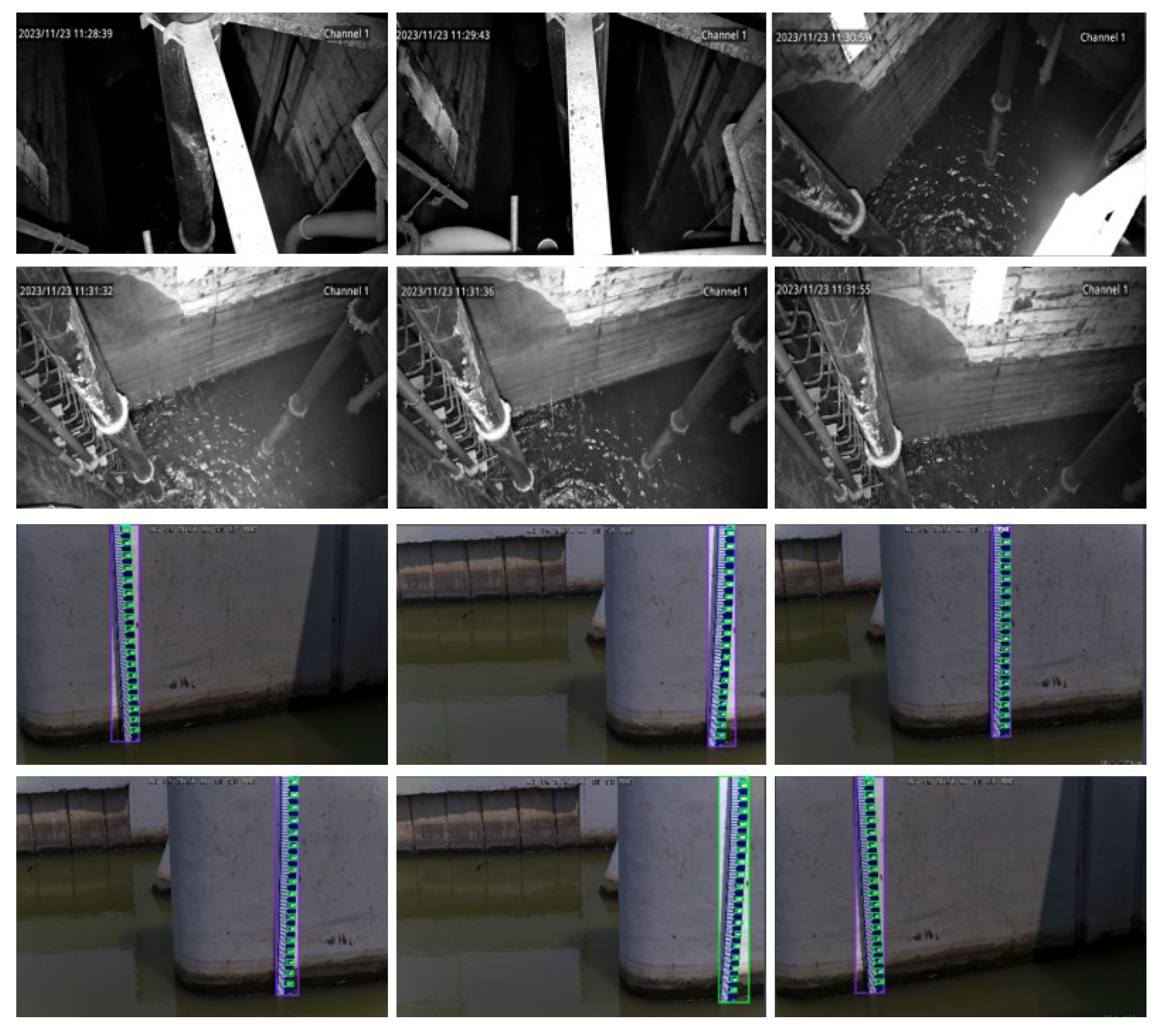 Secure Indoor Water Level Monitoring with Temporal Super-Resolution and Enhanced Yolov5