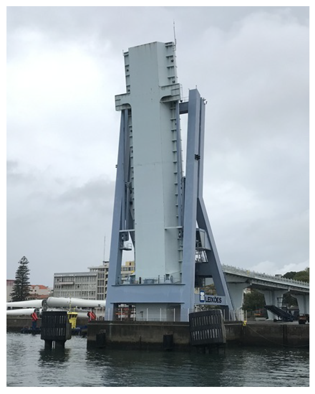 Structural Monitoring of a Drawbridge in Operation: Signal Analysis