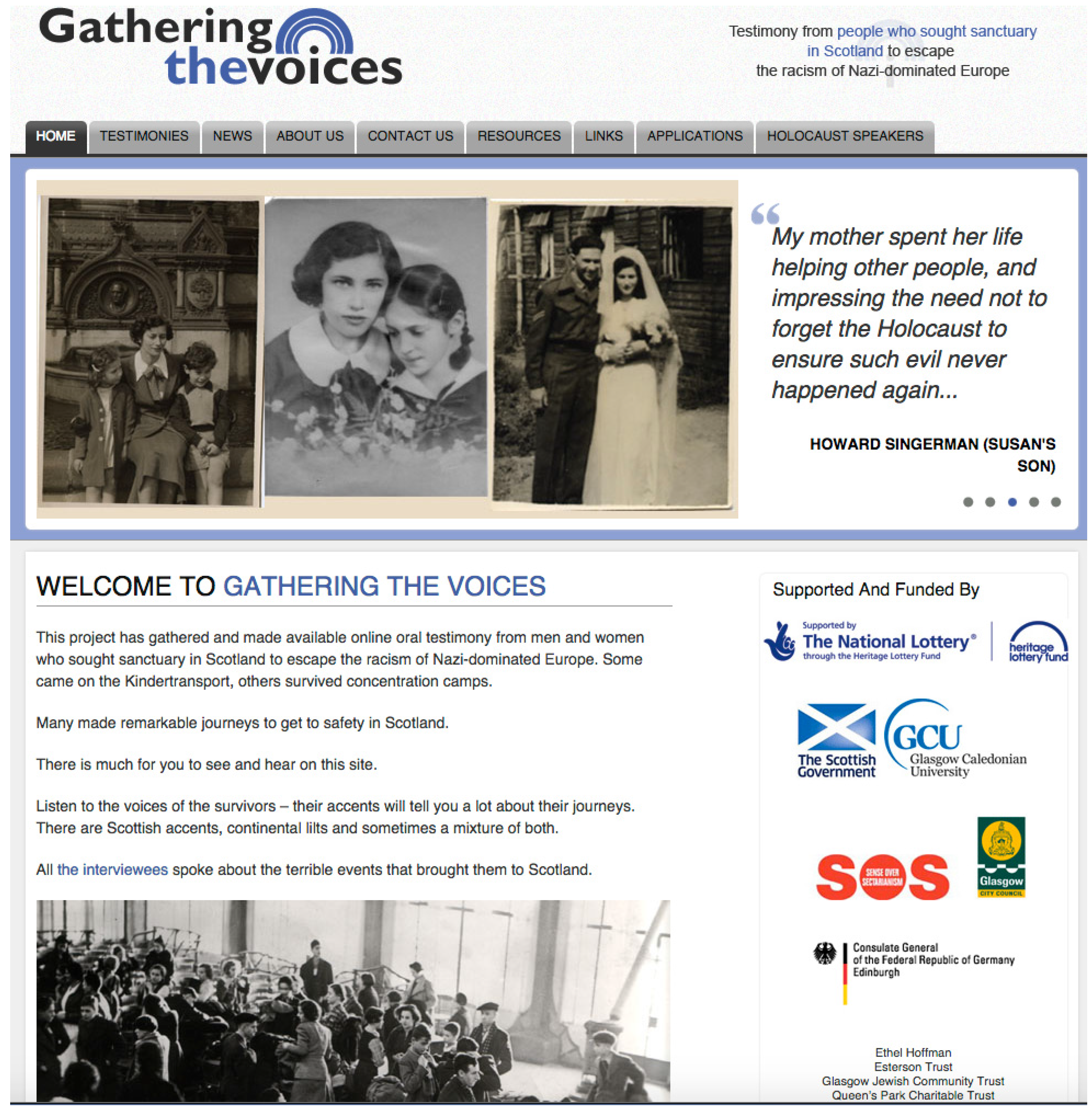 Gathering the Voices: Disseminating the Message of the Holocaust for ...