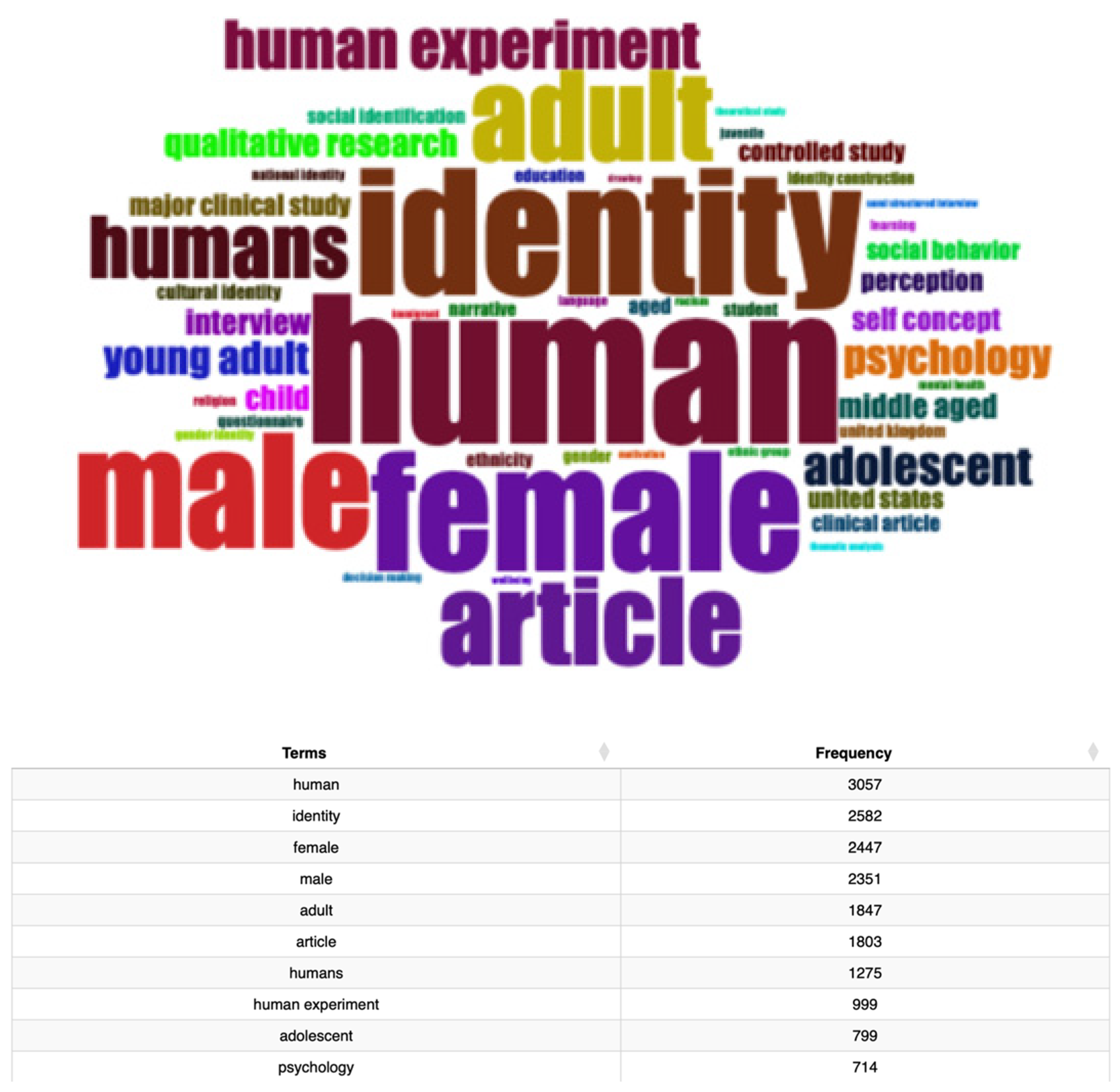 Mapping One Decade of Identity Studies: A Comprehensive Bibliometric ...