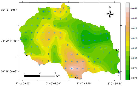 Spatial Variability of Soil Erodibility at the Rhirane Catchment Using Geostatistical Analysis