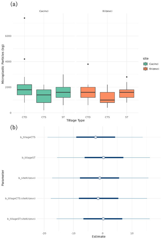 Impact of Different Soil Tillage Practices on Microplastic Particle Abundance and Distribution