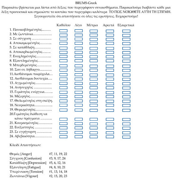 Mood Scale Questionnaire