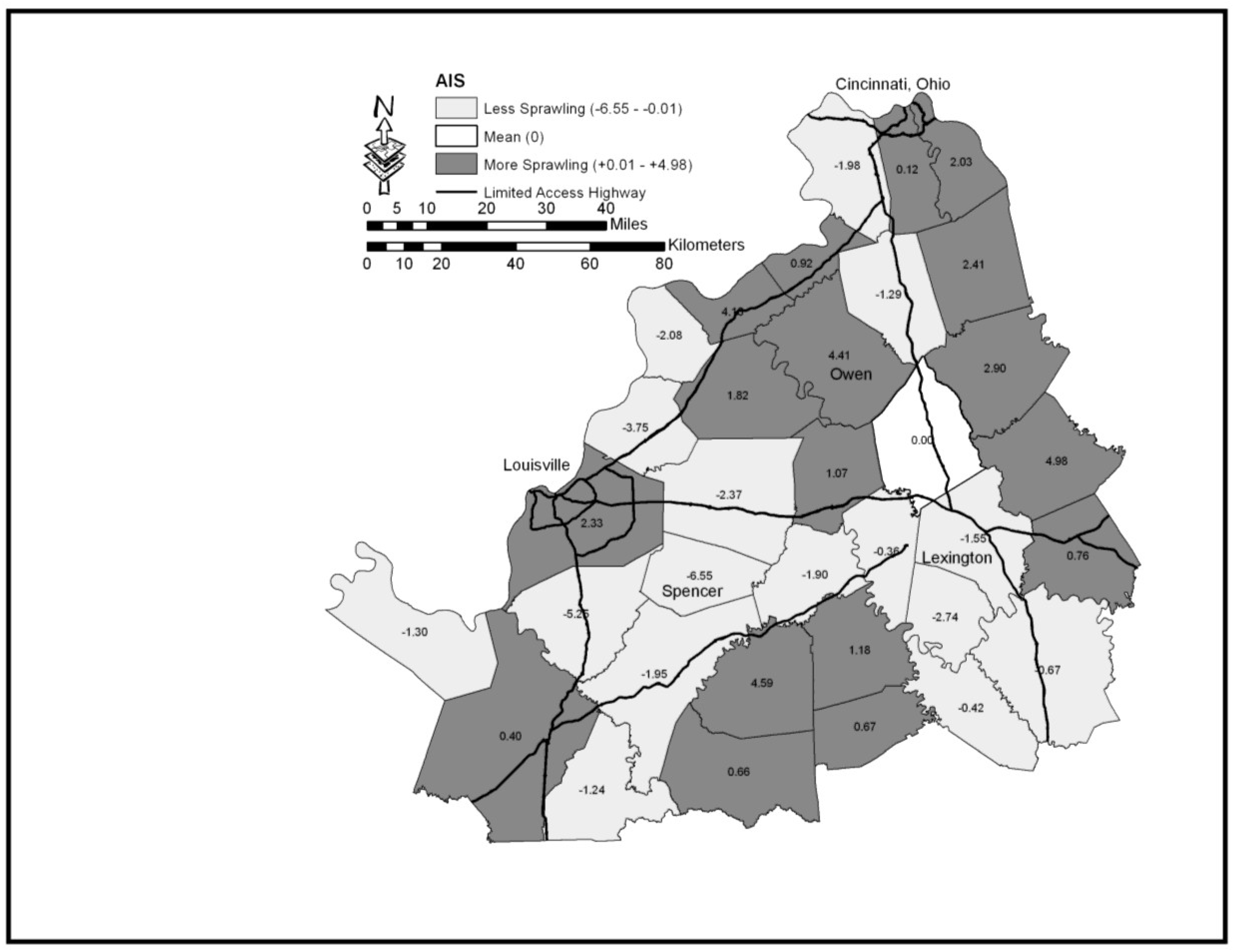 Measuring Sprawl across the Urban Rural Continuum Using an Amalgamated ...