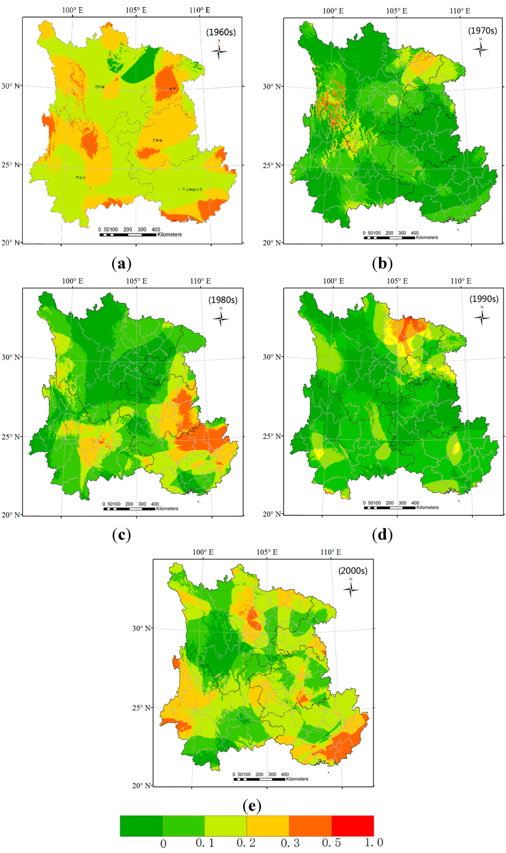 Sustainability Free Full Text Temporal And Spatial Variability Of Droughts In Southwest