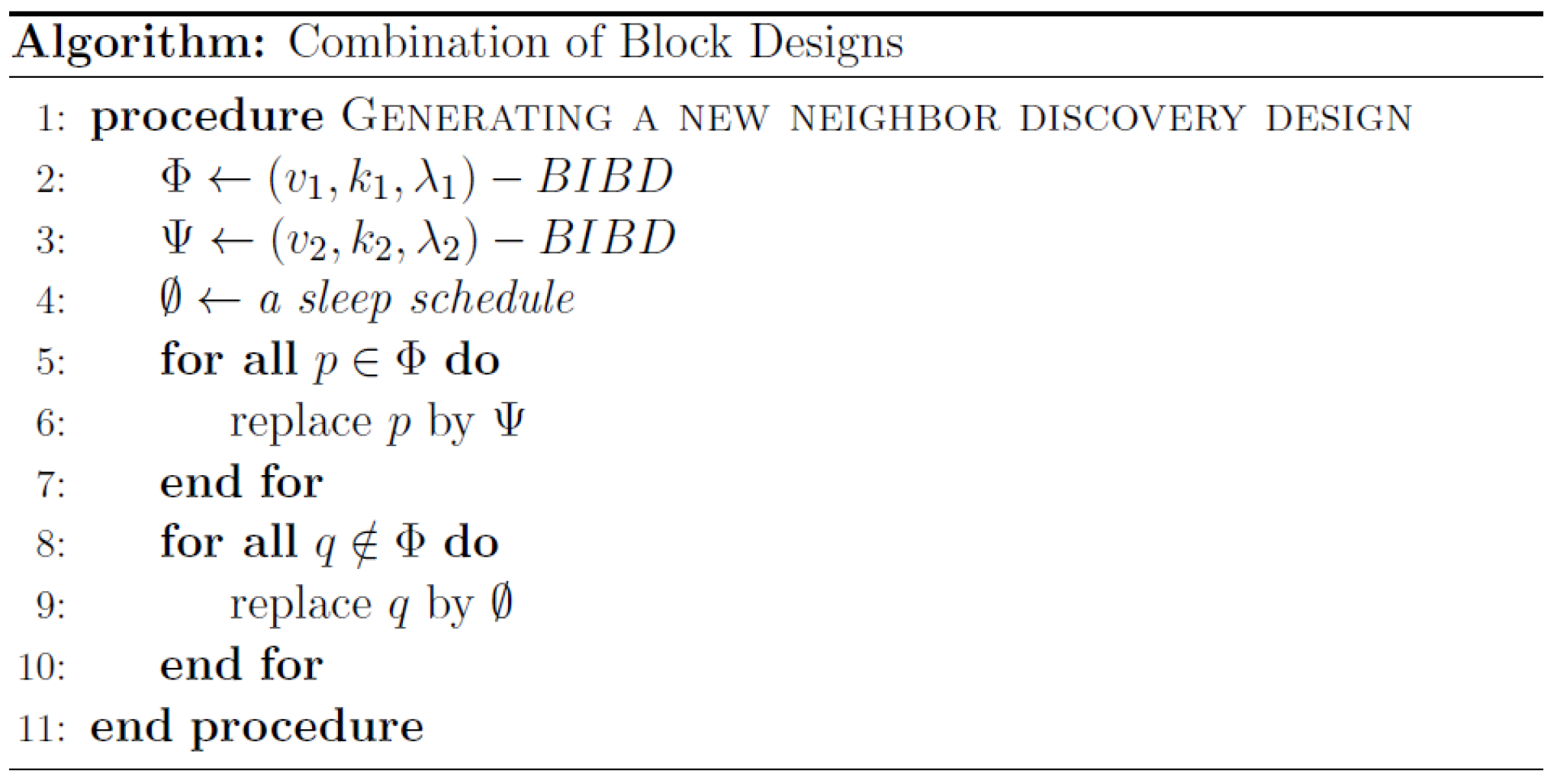 Sustainability | Free Full-Text | Asymmetric Block Design-Based Neighbor Discovery Protocol in ...