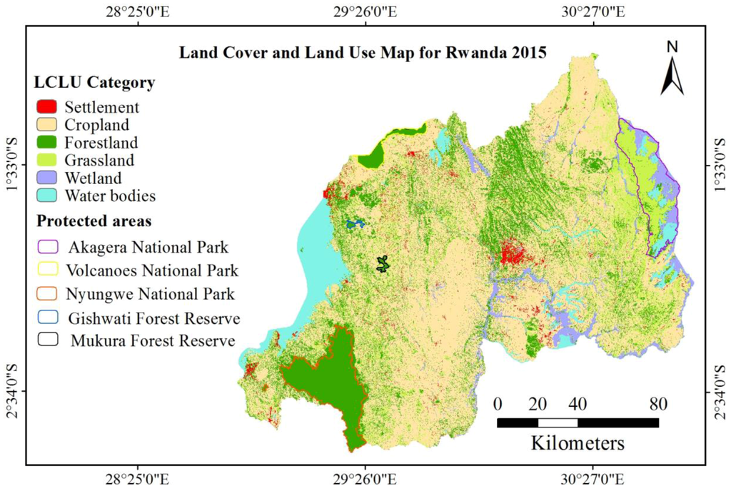 Extent of Cropland and Related Soil Erosion Risk in Rwanda