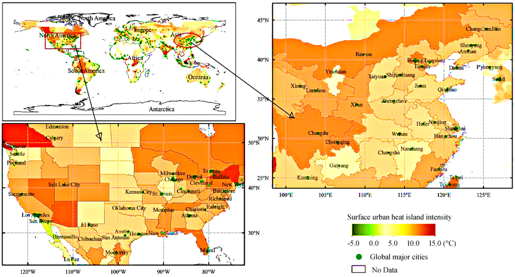 Influence of Urbanization Factors on Surface Urban Heat Island ...
