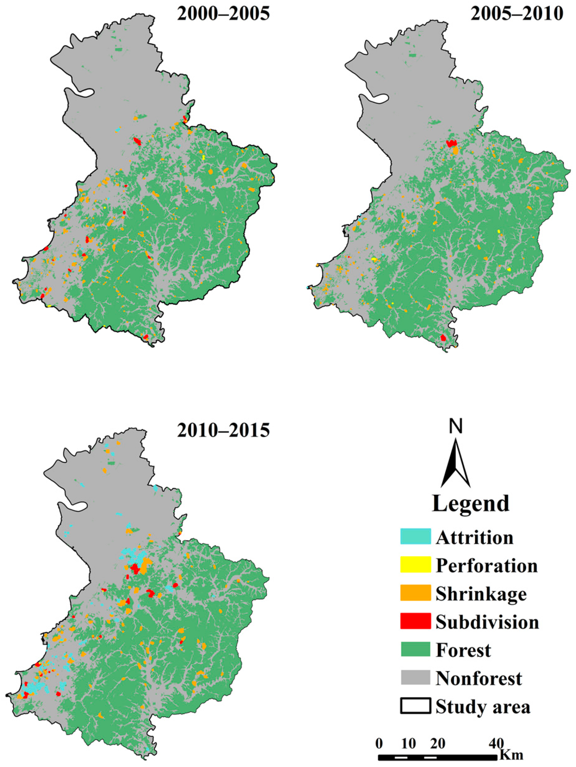 Forest Fragmentation and Driving Forces in Yingkou, Northeastern China