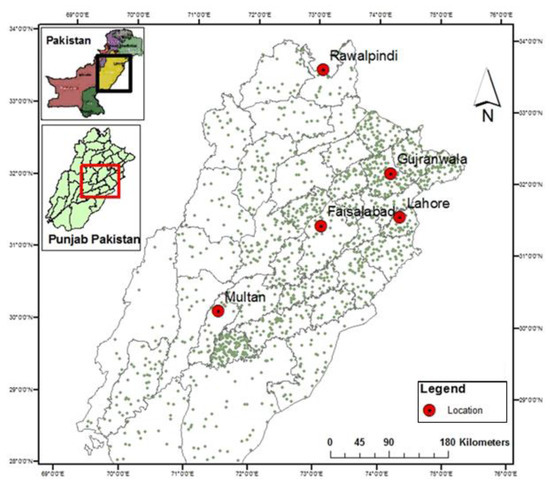Evaluation of Developmental Progress in Some Cities of Punjab, Pakistan ...