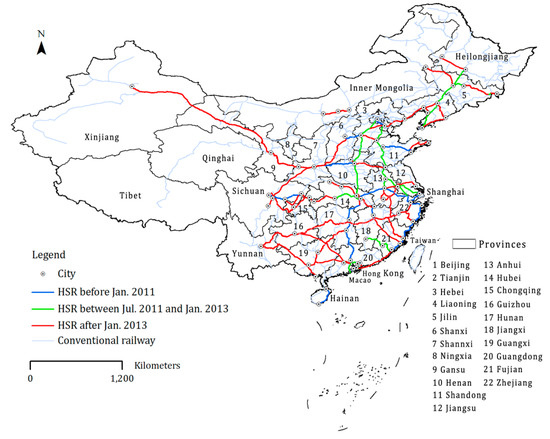 Exploring the Hierarchical Structure of China’s Railway Network from ...