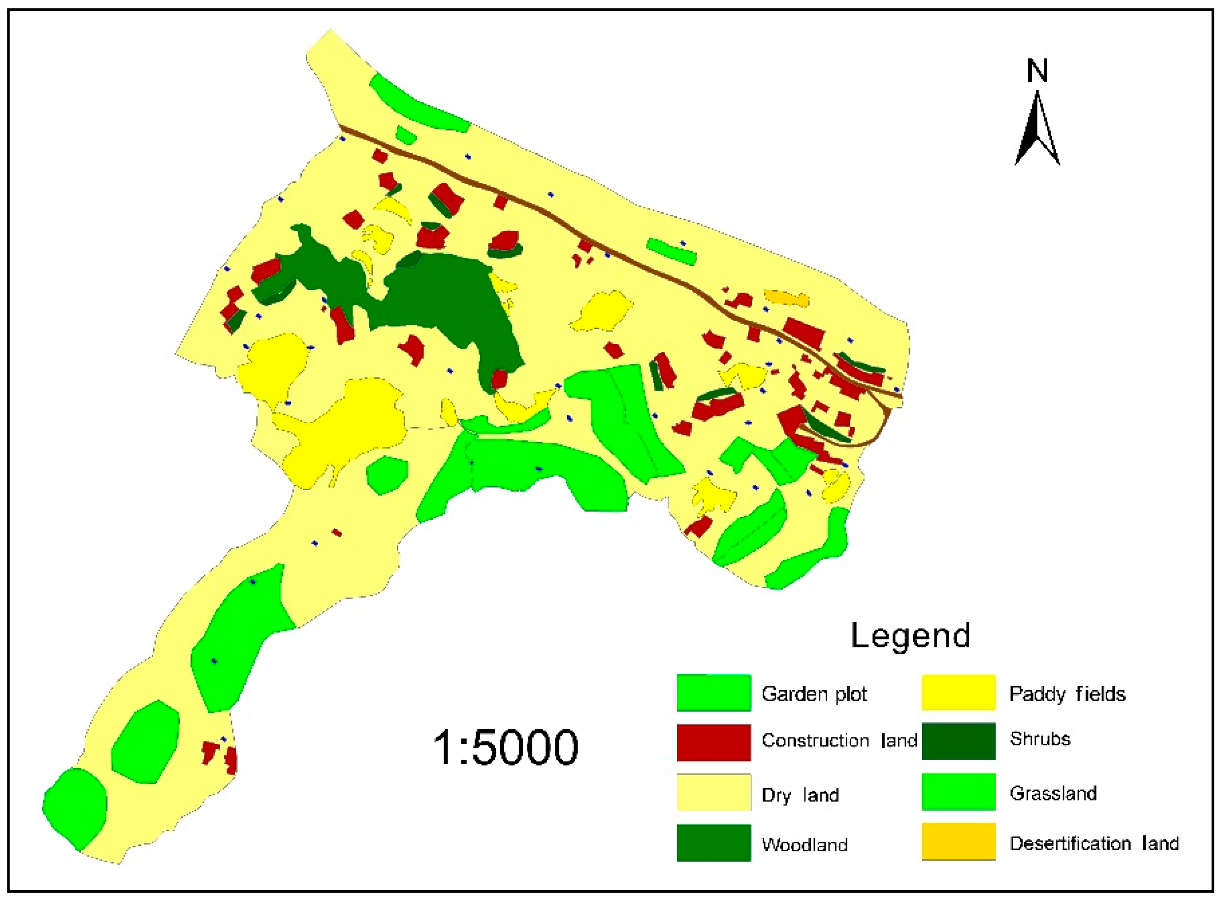 Land Consolidation Design Based on an Evaluation of Ecological Sensitivity