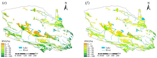 Fractional Vegetation Cover Estimation of Different Vegetation Types in ...