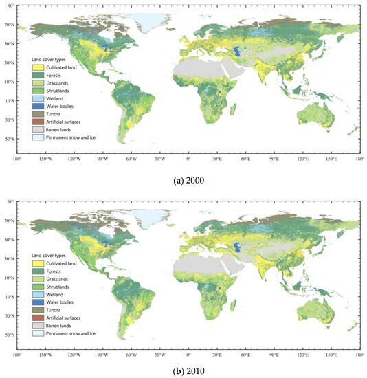 Spatial Distribution of Global Cultivated Land and Its Variation ...