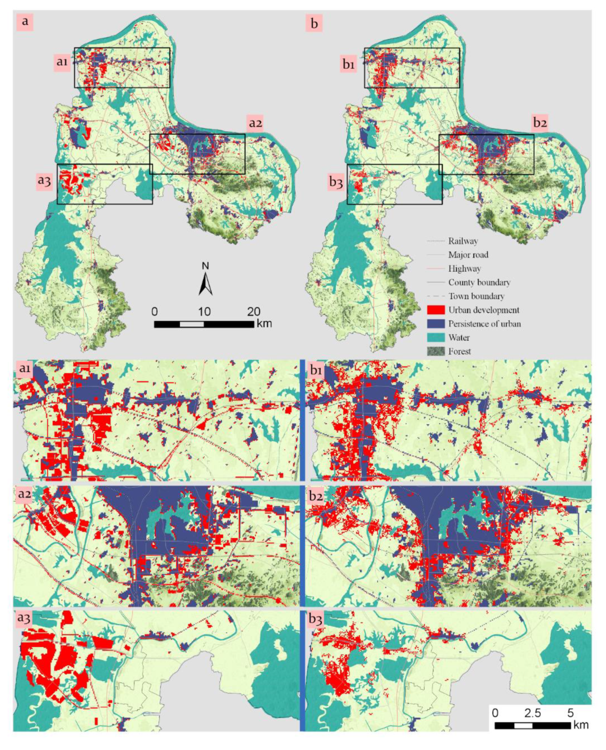 Sustainability | Free Full-Text | Delineation of Urban Growth ...