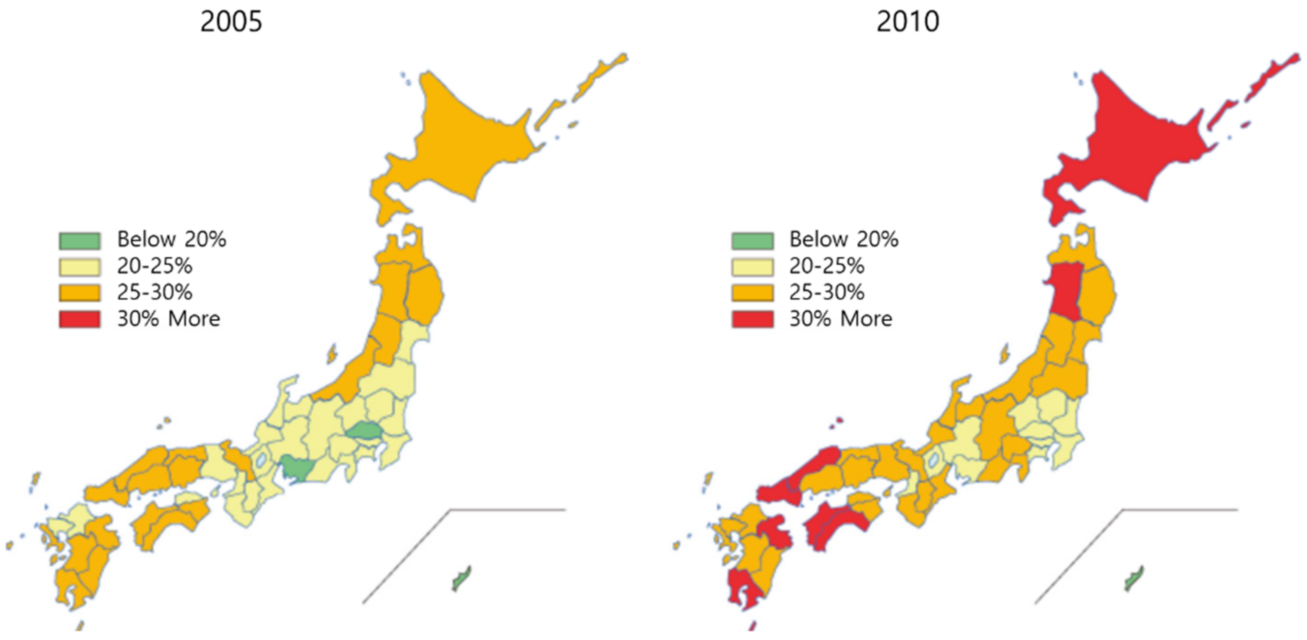 Agricultural Map Of Japan