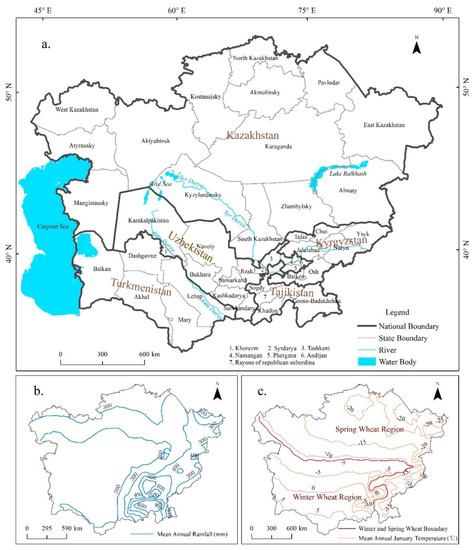 Temporal and Spatial Changes in Crop Water Use Efficiency in Central ...