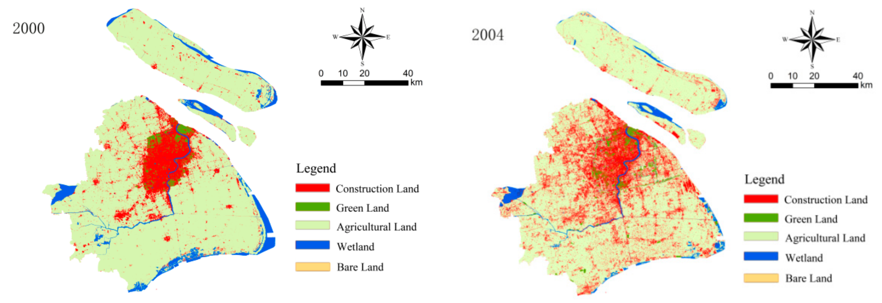 Analysis of the Impact of Land Use on Spatiotemporal Patterns of ...