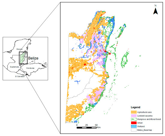 Analysis of the Habitat Fragmentation of Ecosystems in Belize Using ...