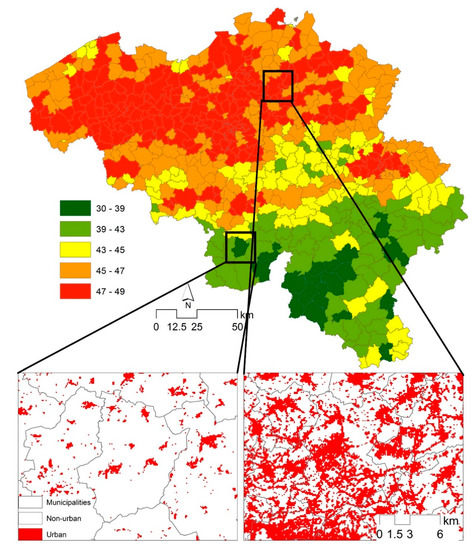 Self-Reinforcing Processes Governing Urban Sprawl in Belgium: Evidence ...