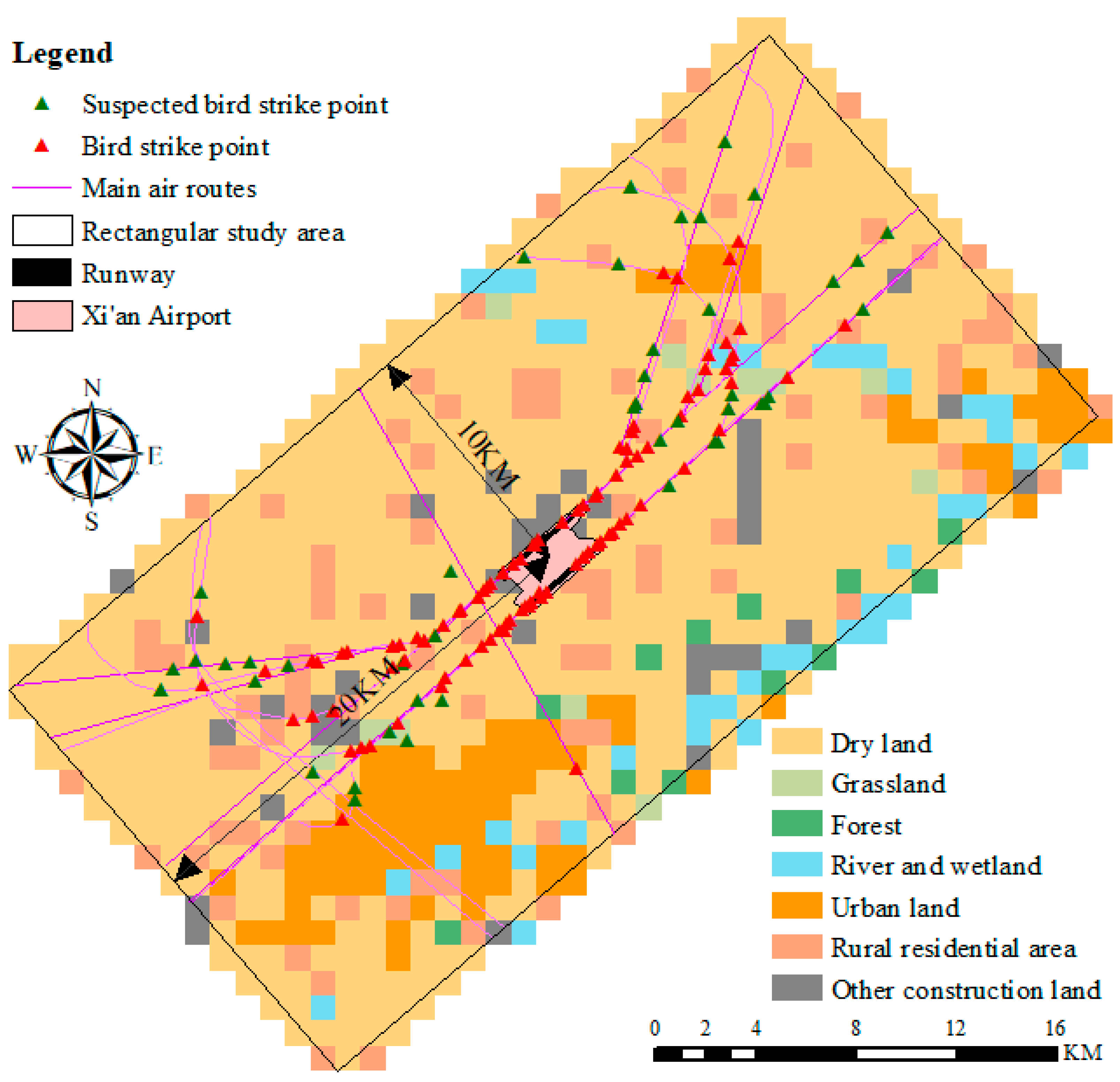 Key Factors Assessment on Bird Strike Density Distribution in Airport ...