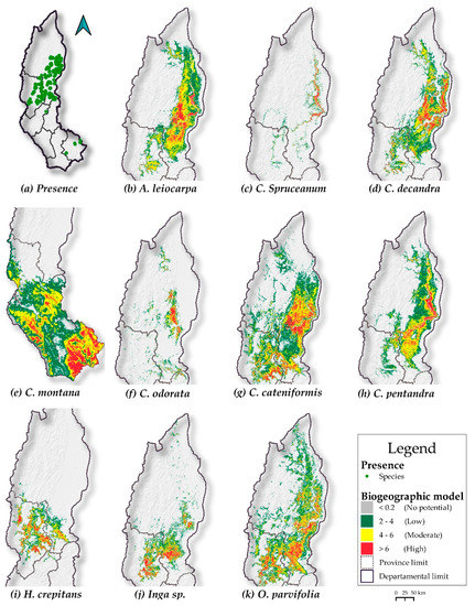 Distribution Models of Timber Species for Forest Conservation and ...