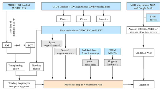 Mapping Paddy Rice with Satellite Remote Sensing: A Review