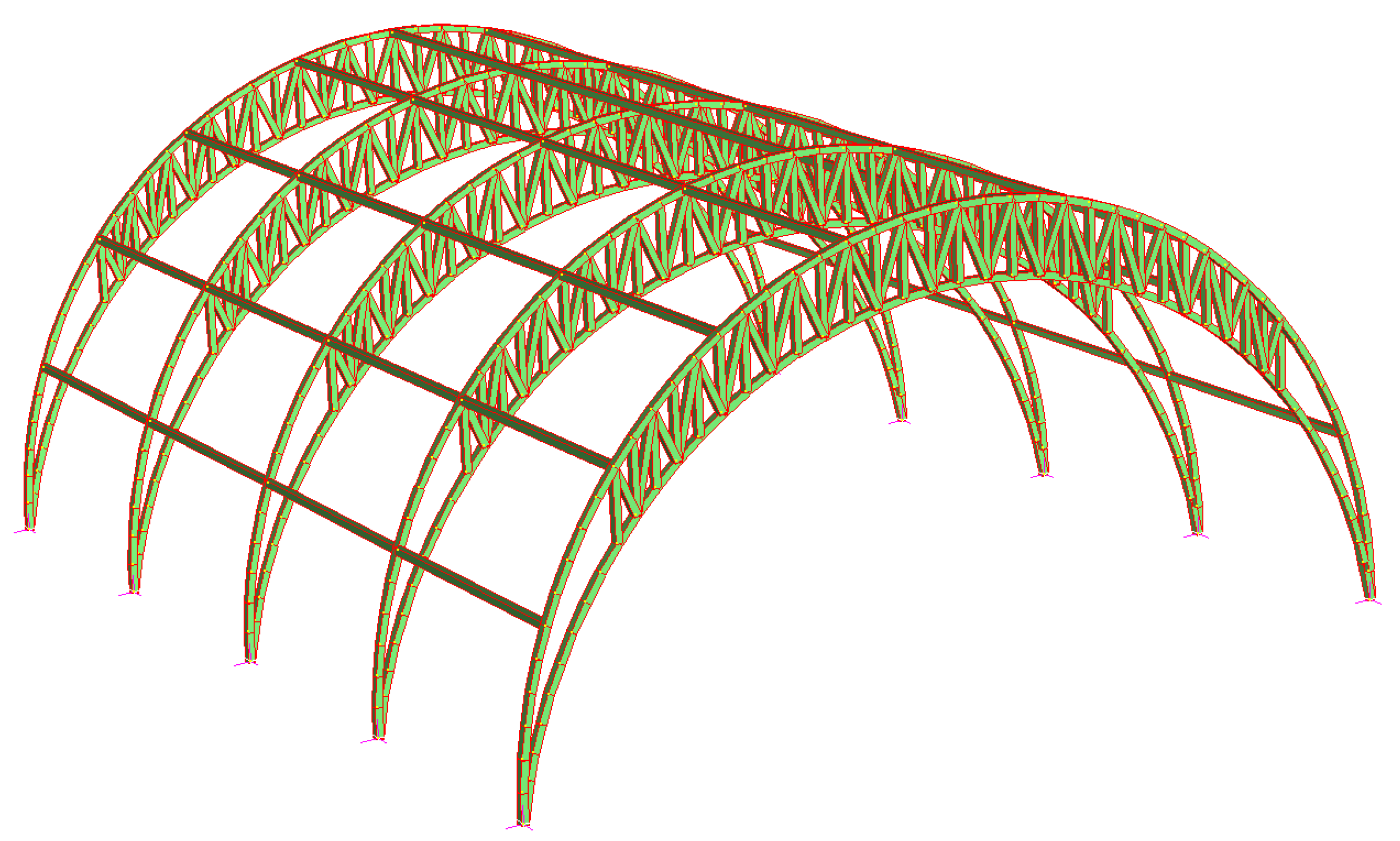 Sustainable Architecture Creating Arches Using a Bamboo Grid Shell ...