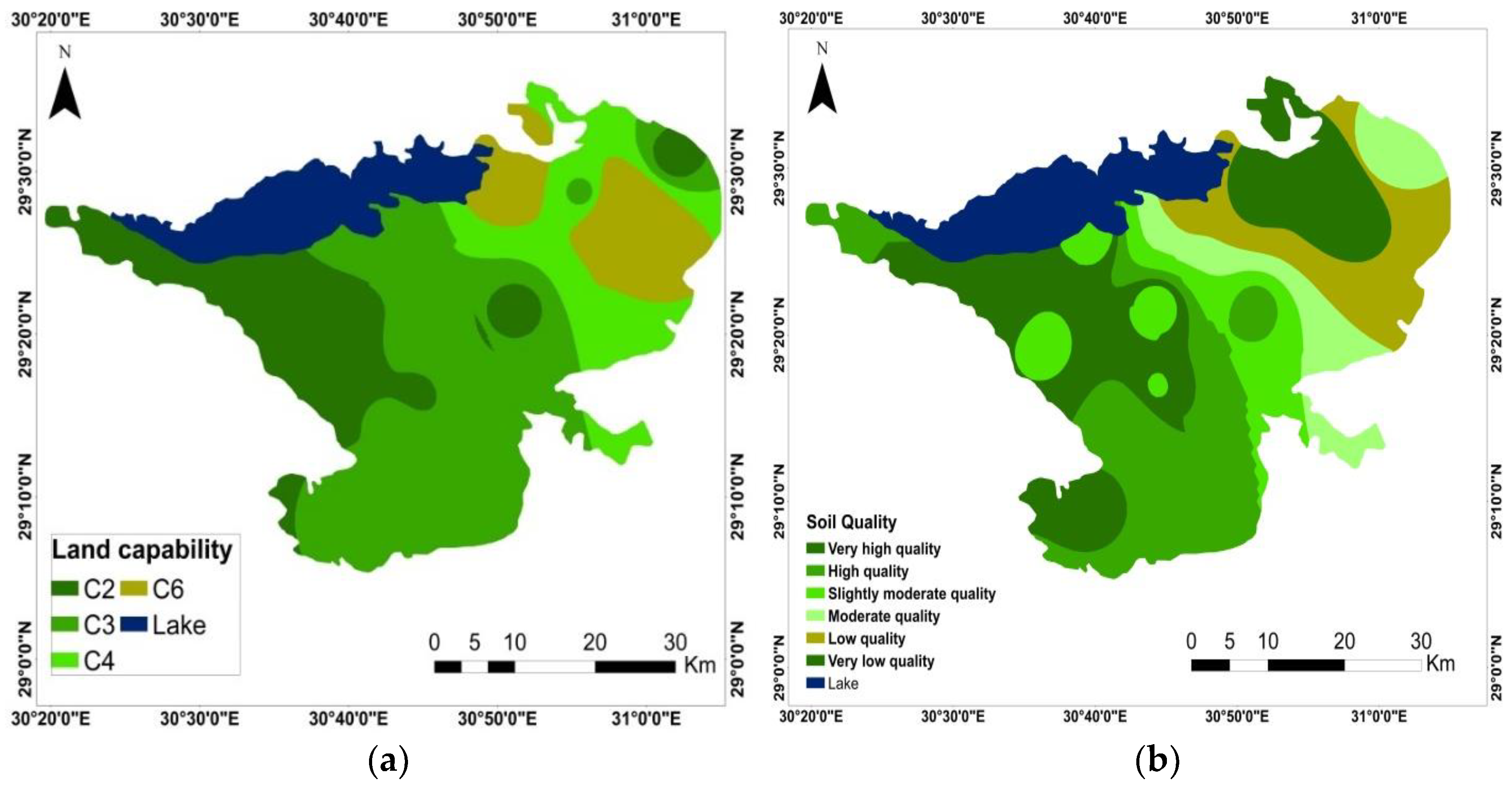 Development of a Spatial Model for Soil Quality Assessment under Arid ...