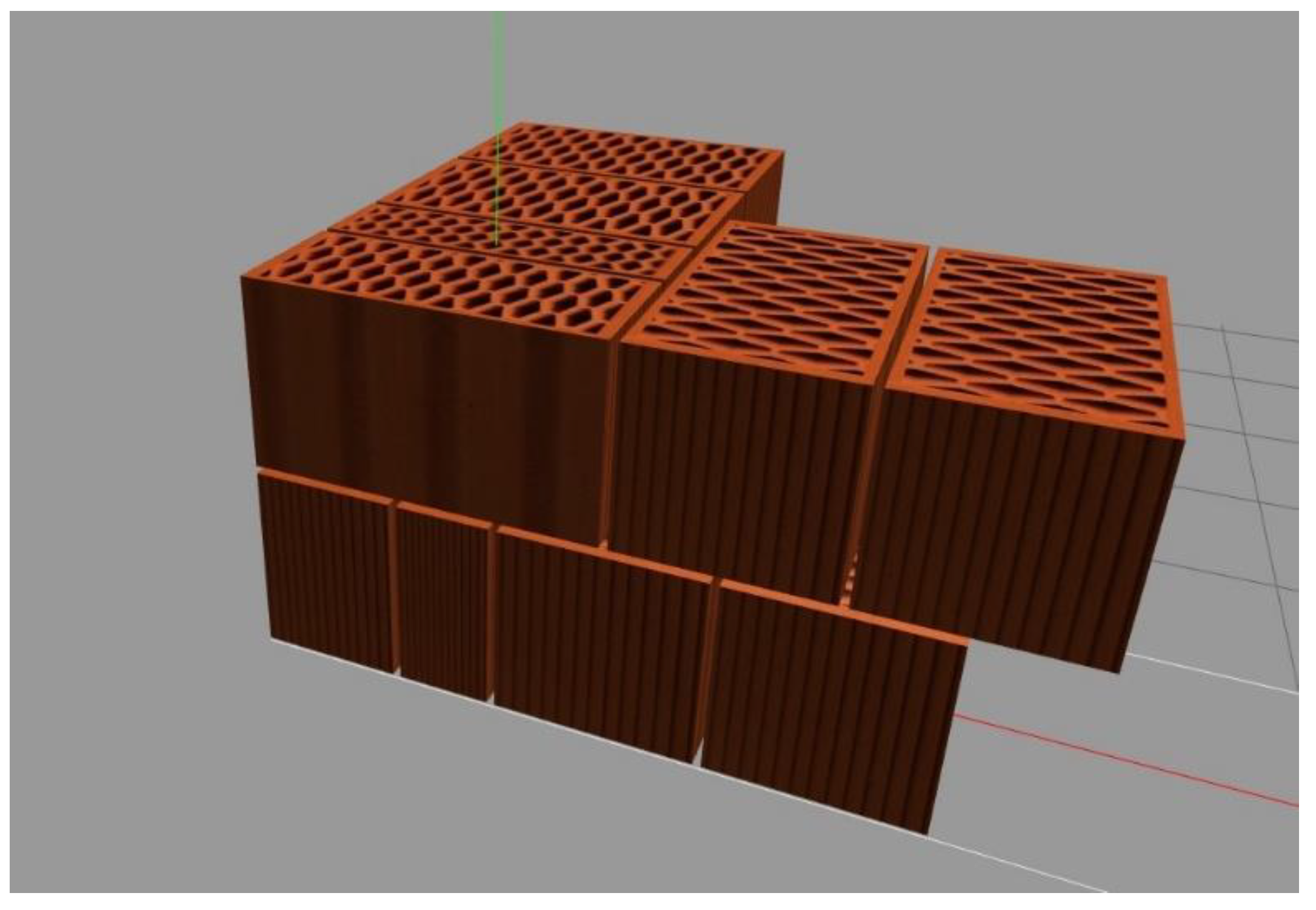 Digital Plan of Brickwork Layout for Robotic Bricklaying Technology