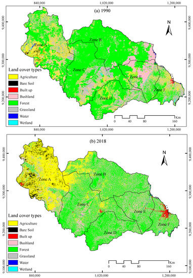 Land-Use and Land-Cover (LULC) Change Detection and the Implications ...