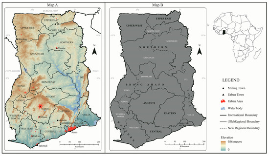 Land Cover Changes in Ghana over the Past 24 Years