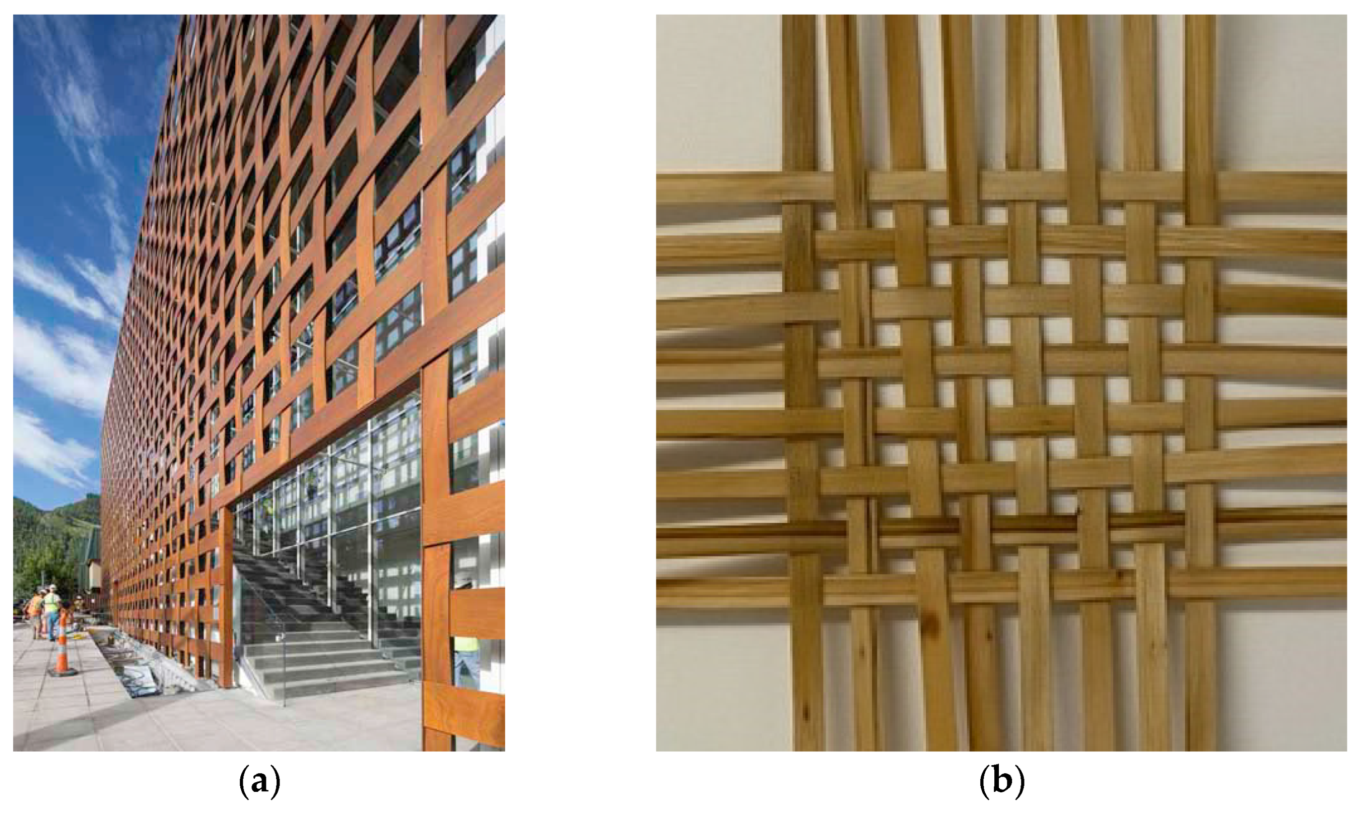 Use of Flat Interwoven Wooden Strips in Architecture and Construction ...