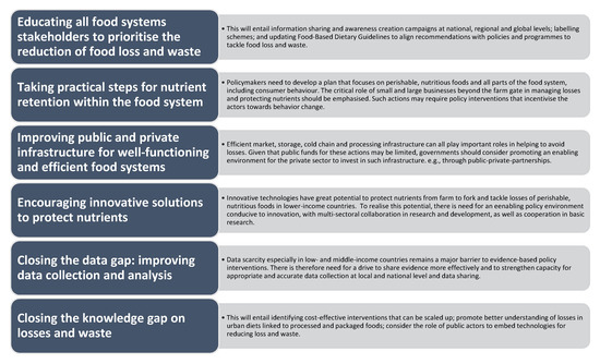 Guiding Nutritious Food Choices and Diets along Food Systems