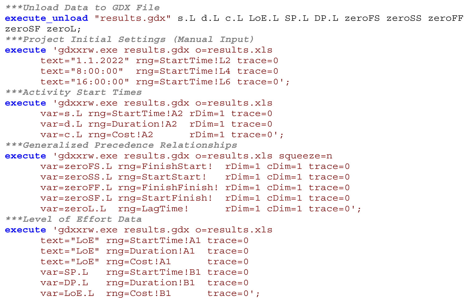 Integration of Mixed-Integer Nonlinear Program and Project Management Tool to Support ...