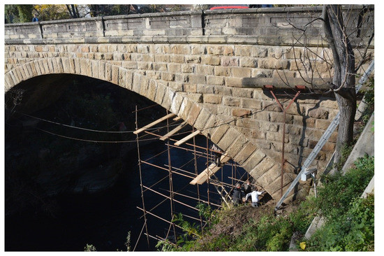 Inspection and Assessment of Masonry Arch Bridges: Ivanjica Case Study