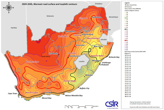 African Case Studies: Developing Pavement Temperature Maps for ...