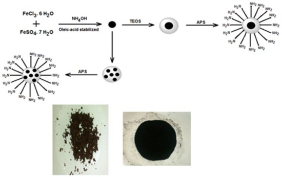 One-Step Fabrication of Amino-Functionalized Fe3O4@SiO2 Core-Shell Magnetic Nanoparticles as a ...
