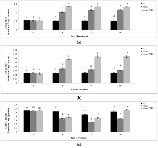 Exogenous ABA Enhances the Antioxidant Defense System of Maize by ...