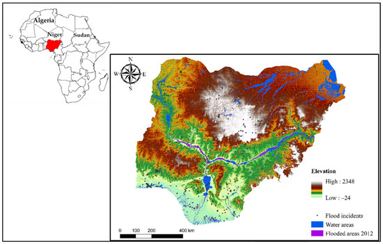 Application of GIS and Machine Learning to Predict Flood Areas in Nigeria