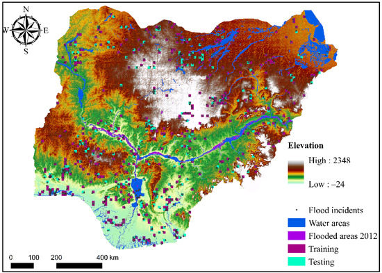 Application of GIS and Machine Learning to Predict Flood Areas in Nigeria