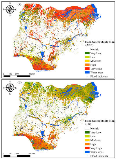 Application of GIS and Machine Learning to Predict Flood Areas in Nigeria