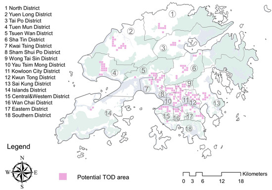 Where Are Potential Areas for Transit-Oriented Development (TOD ...
