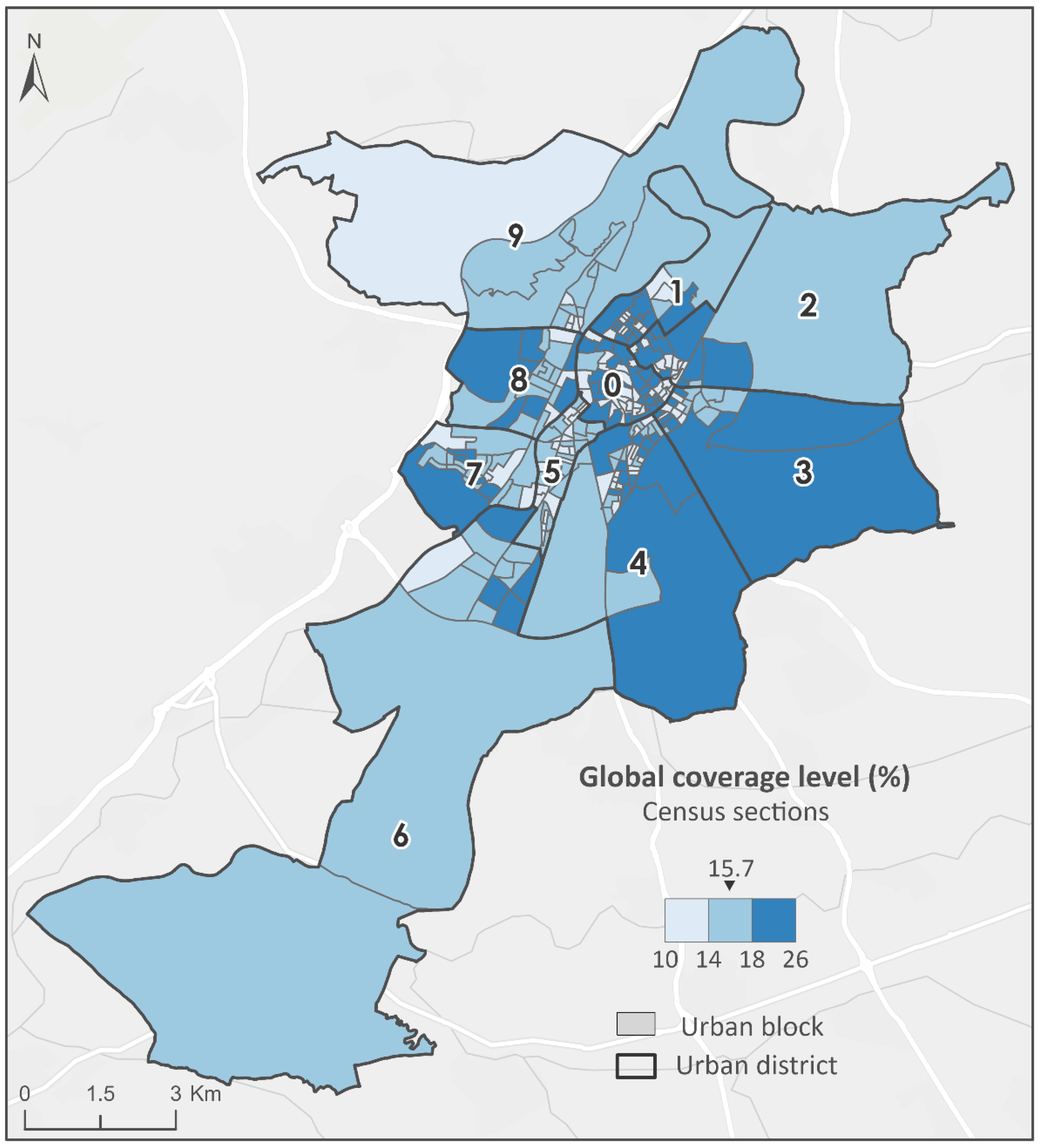 Using Maps to Boost the Urban Proximity: Analysis of the Location of ...