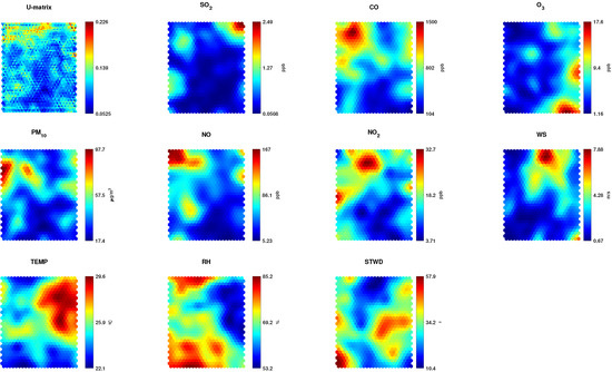 Analysis of Atmospheric Pollutant Data Using Self-Organizing Maps