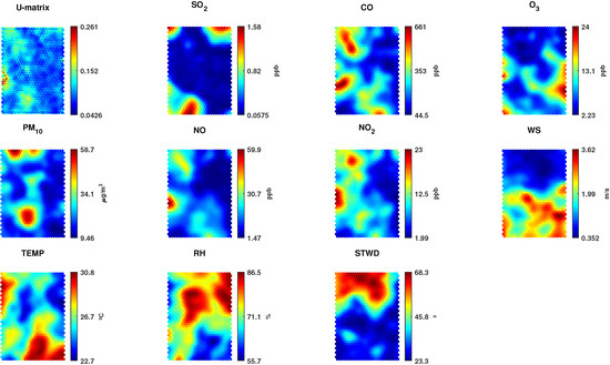 Analysis of Atmospheric Pollutant Data Using Self-Organizing Maps