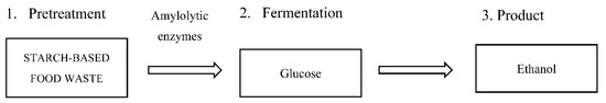Bioconversion of Starch Base Food Waste into Bioethanol
