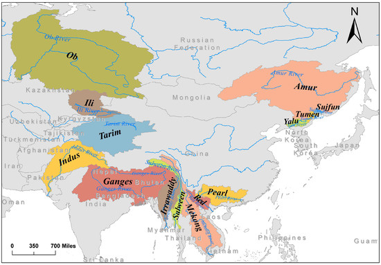 Ganges River World Map